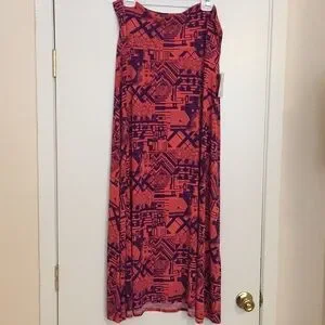 LuLaRoe | Skirts | Xl Lularoe Maxi Skirt D4 1 | Poshmark